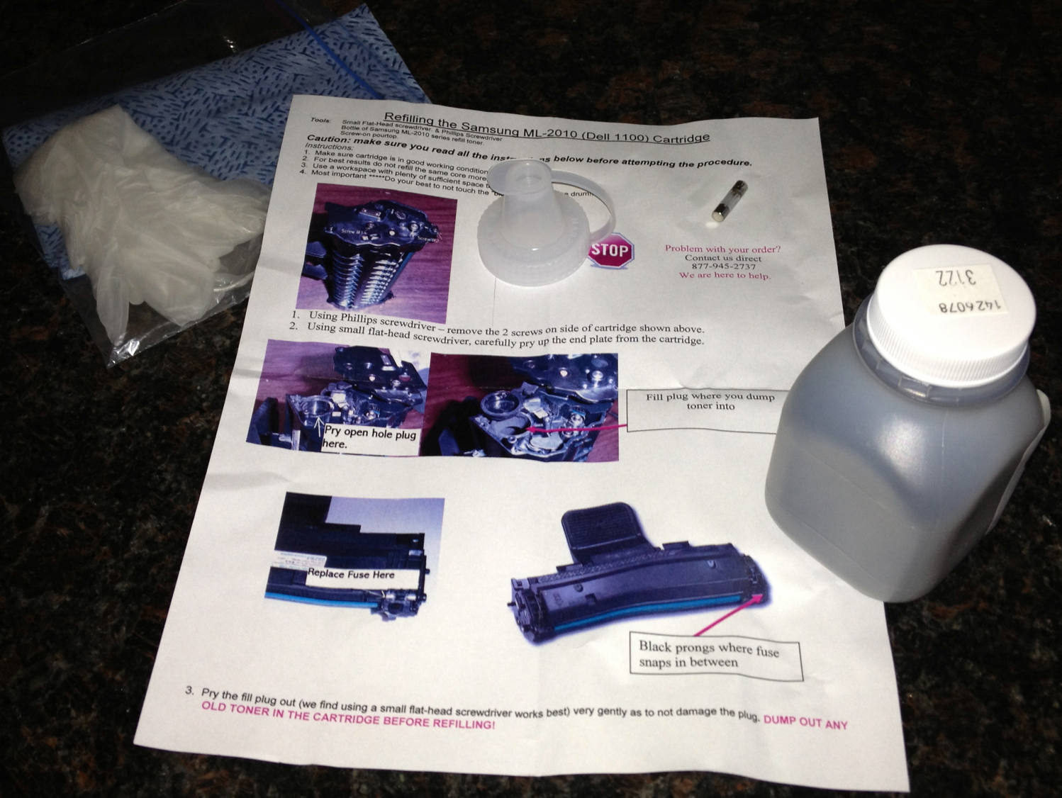 Replacing the toner – Chabak's Blog